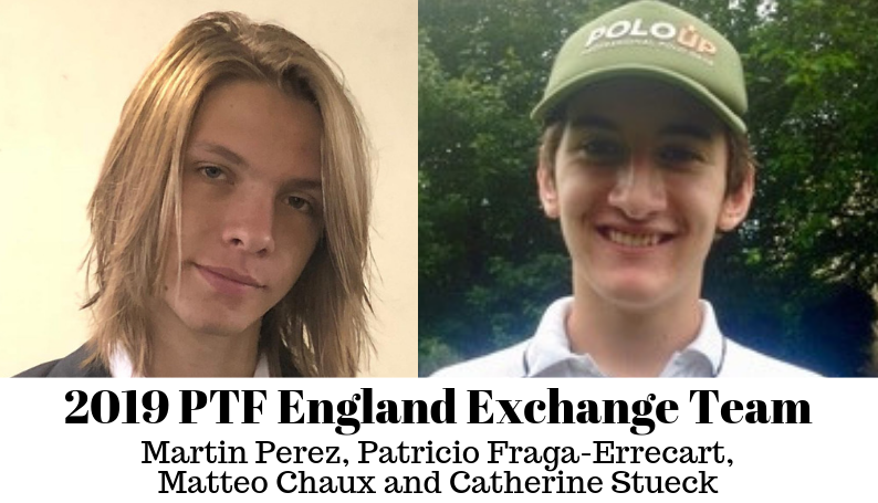 The PTF is proud to announce the team that will travel to England in July 2019 - Hurlingham Polo