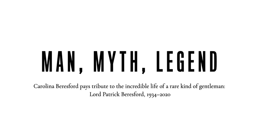 Lord Patrick Beresford - "Man, Myth, Legend" - Hurlingham Polo